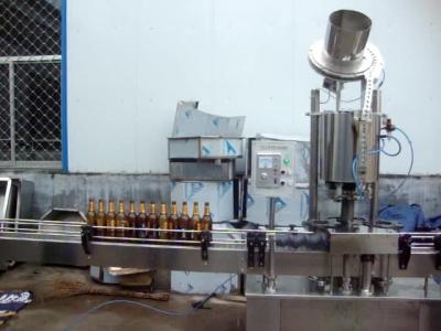 China Factory automatic crown type glass bottle cap machine beer bottle cap capping machine for sale