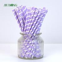 China Biodegradable Paper Straw 60mm Length Custom Logo Compostable Drinking Straw for sale