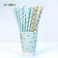 China Biodegradable Paper Straw 60mm Length Custom Logo Compostable Drinking Straw for sale
