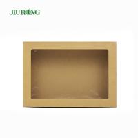 China UV Coated Eco Friendly Takeaway Kraft Paper Box 1200ml Biodegradable Snack Container for sale