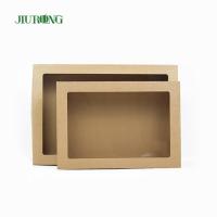 China Biodegradable Eco Friendly Takeaway Paper Lunch Box 500ml to 2100ml Food Grade for sale