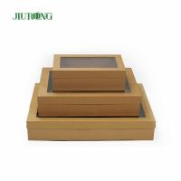 China Biodegradable Eco Friendly Takeaway Paper Lunch Box 500ml to 2100ml Food Grade for sale