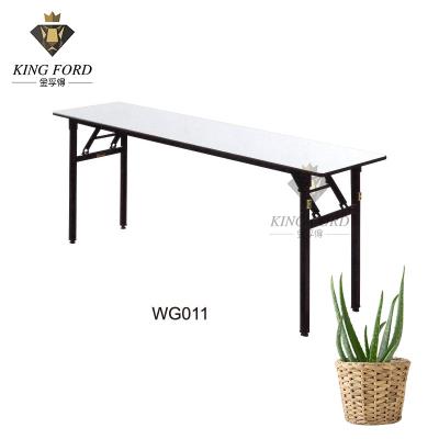 Китай Таблица банкета 120*45*75CM гостиницы PVC поверхностная прямоугольная продается