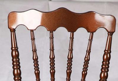 中国 商業家具25*1.0cmアルミニウム自然なキアーヴァリの椅子の吹き付け塗装 販売のため