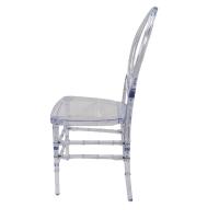 China Stackable Transparent Plastic Polycarbonate Resin Chair For Wedding for sale