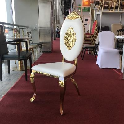 Cina Sturdy Lightweight Stainless Steel Seating With Gold Finish 4 Legs in vendita
