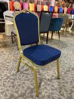 China Function Hall Stackable Banquet Chair Iron Matel Moulded Foam for sale