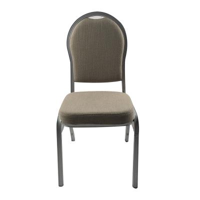 Cina Modern Style Stackable Garden Conference Furniture Metal Legs Banquet Chair in vendita