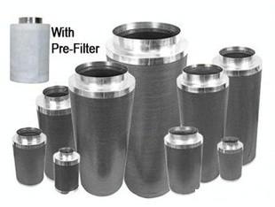 China Active Hydroponic Air Carbon Filter 6 Inch 400 CFM Odor Control for sale