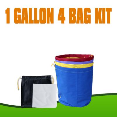 China 1 Gallon 4 Kit Herbal Bag Bubble Hash Extractor 600D Mesh for sale