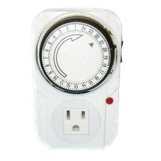 China 24 Hour Grounded Digital Plug In Timer for Greenhouse Use 15A 120V for sale