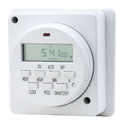 China Wall Mounted Outlet Digital Light Timers Plug Timer Switch 230V for sale