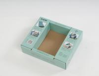 China Rectangle Cardboard Counter Display Boxes Waterproof Brown Craft  Material for sale