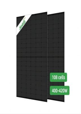Cina 400W 405W 410W 415W Moduli fotovoltaici Jinko Tiger Neo N Tipo monocristallino pieno nero in vendita