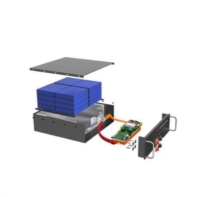 China 7.5kwh Rack Mount LiFePO4 Battery 150ah Rack Mount Solar Battery for sale