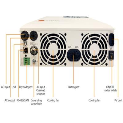 China 48V 5KW OEM On Grid Inverter 5000 Watt Pure Sine Wave Power Inverter for sale