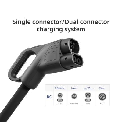 China EV Car Charger CE/UL/GBT EV DC Charger 60kW - 240kW Touch Screen Doule Guns  Commerical Use Fast Charging for sale