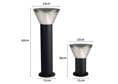 Cina Luci solari 5m2 - 10m2 stile minimalista 6400mAh del prato inglese della colonna 60cm in vendita
