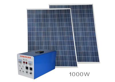 Cina Silicio monocristallino 20hours dei sistemi 1000w di energia solare della casa nera 12A per accamparsi in vendita