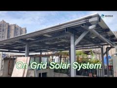 easy to install on grid solar system for residential pv scenario