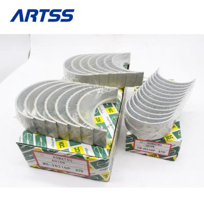 Cina Hot Selling High Quality Diesel Engine NDC 6D108 Main Bearing & Con Rod Bearing STD For KOMATSU Excavator Spare Parts in vendita