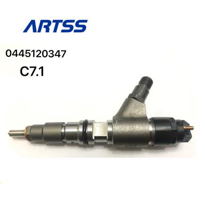 Chine Assy commun C7.1 d'injecteur de carburant de rail d'injecteur du moteur diesel 0445120347 pour des pièces de rechange de CAT E320D2 d'excavatrice à vendre