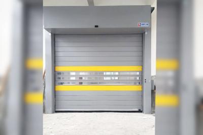 China Insulation Aluminum spiral metal rapid rolling shutter door for sale
