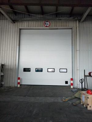 China high quality 40mm thickness large factory use sectional automatic garage door for sale