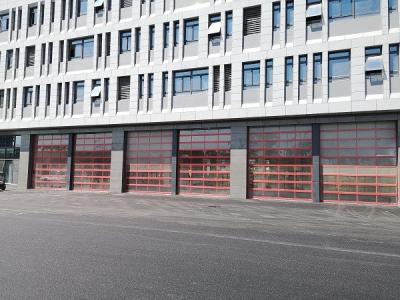 China Frosted Glass Modern Folding Electrical Sectional Panel Garage Door Automatic for sale