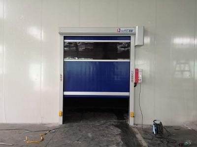 China Automatic Imported Fabric High Speed Pvc Rolling Up Shutter Door for sale
