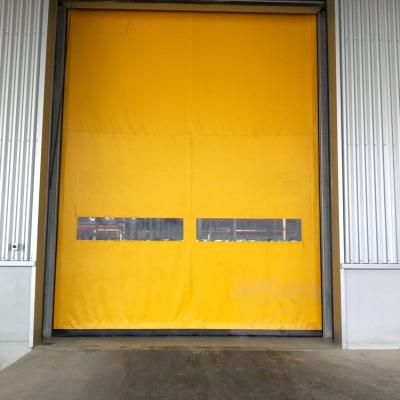 China Supply insulation hard material high speed zipper door / pvc high speed door / automatic garage door supplier for sale