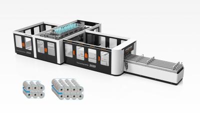 China 30 mícrons de LDPE de papel 380V 50Hz do minuto da máquina de envolvimento 500L/do rolo à venda