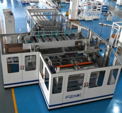 China máquina de envolvimento automática do rolo de toalha do tecido do PLC de 160packs/Min HMI Siemens à venda