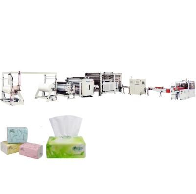 China Automatic Facial Tissue Paper Making Machine Production Line Converting Machine for sale