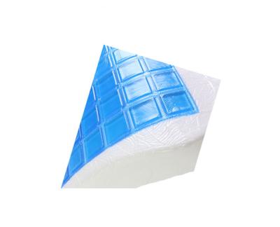 Chine Oreiller de refroidissement de mousse de mémoire de gel de velours concave pour le cou, massage à vendre