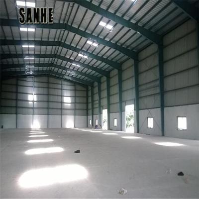 China Prefabricated Warehouse Hangar Workshop Building Light Steel Structure for sale