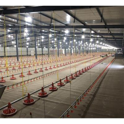 China steel metal frame structure prefab prefabricated Steel Structure Farm Building Chicken House Broiler Layer Poultry House for sale