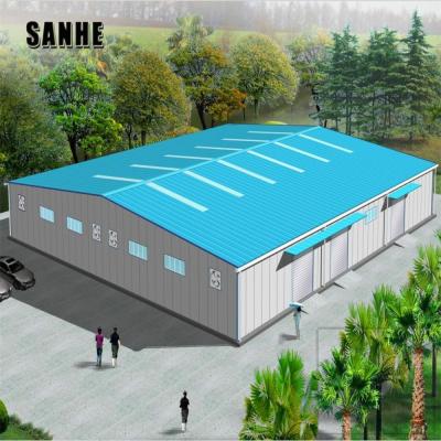 China prefab house prefabricated steel structure warehouse building/steel workshop for sale