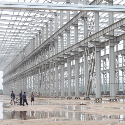 China Large Span Steel Frame Workshop Building Design Steel Structure for sale