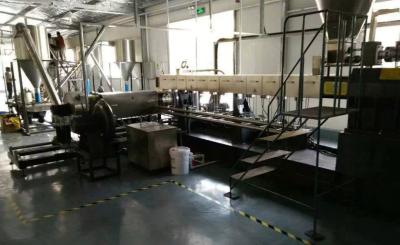 China Two Stage Extrusion Line For PVC Compounding , PVC Granules Making Machine for sale