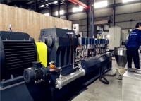China High Torque Double Screw Extruder Machine , Masterbatch Manufacturing Machine for sale