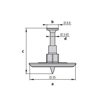 Perni di metallo concreti della pistola dell'azionamento di CR9 30P 40P 50P con gli strumenti di plastica P370 o P200 0 del vestito delle rondelle