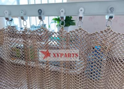 Cina cavo Dia Copper Metal Coil Drapery di 1.2mm per la decorazione del ristorante in vendita
