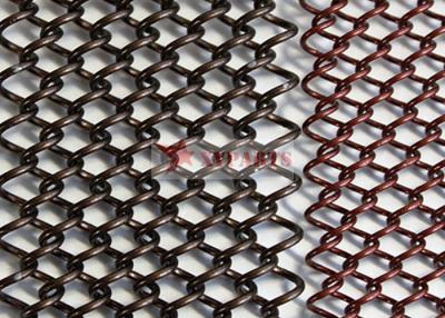 中国 室内装飾のためのアルミニウム ステンレス鋼の銅の金属のコイルの飾り布の網 販売のため
