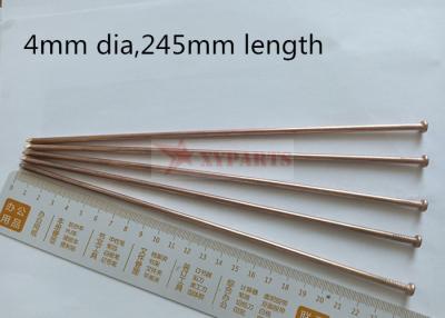 China 4mmx270mm Copper Plated Cd Weld Insulation Pins Capacitor Discharge for sale