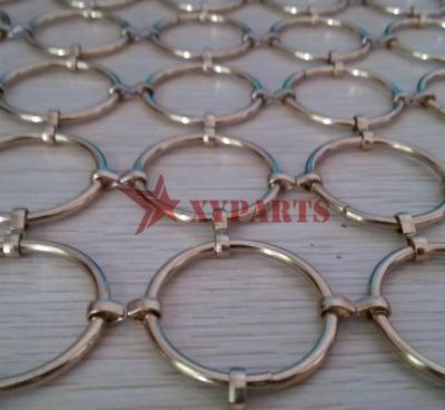 Cina Gancio di Ring Mesh Linked With S del metallo come tenda della divisione per la decorazione interna in vendita