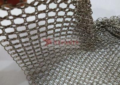 Cina Posta a catena d'ottone Ring Mesh Curtain With Welded Type di acciaio inossidabile del rame 7mm in vendita