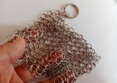 Cina Acciaio inossidabile Ring Mesh del metallo dell'OEM 1.2mmx10mm del ODM come pulitore del ghisa in vendita