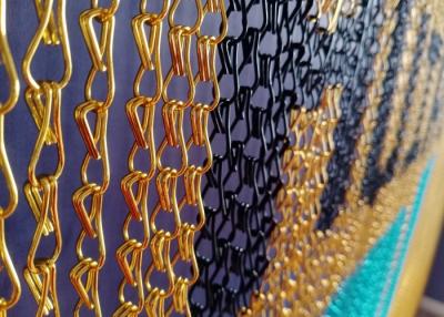 Cina Tenda a catena di alluminio del doppio gancio per il divisorio decorativo in vendita