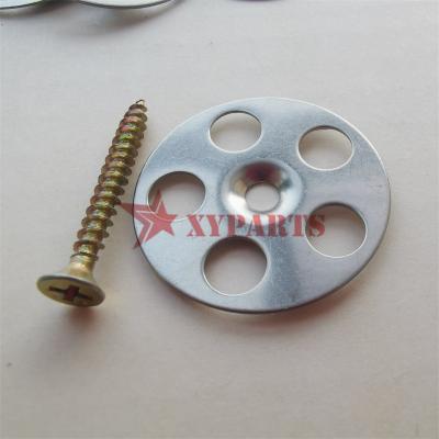 China Round Self Locking Insulation Washers With 3.5x32 Mm Screws For Insulation Board Fixing for sale